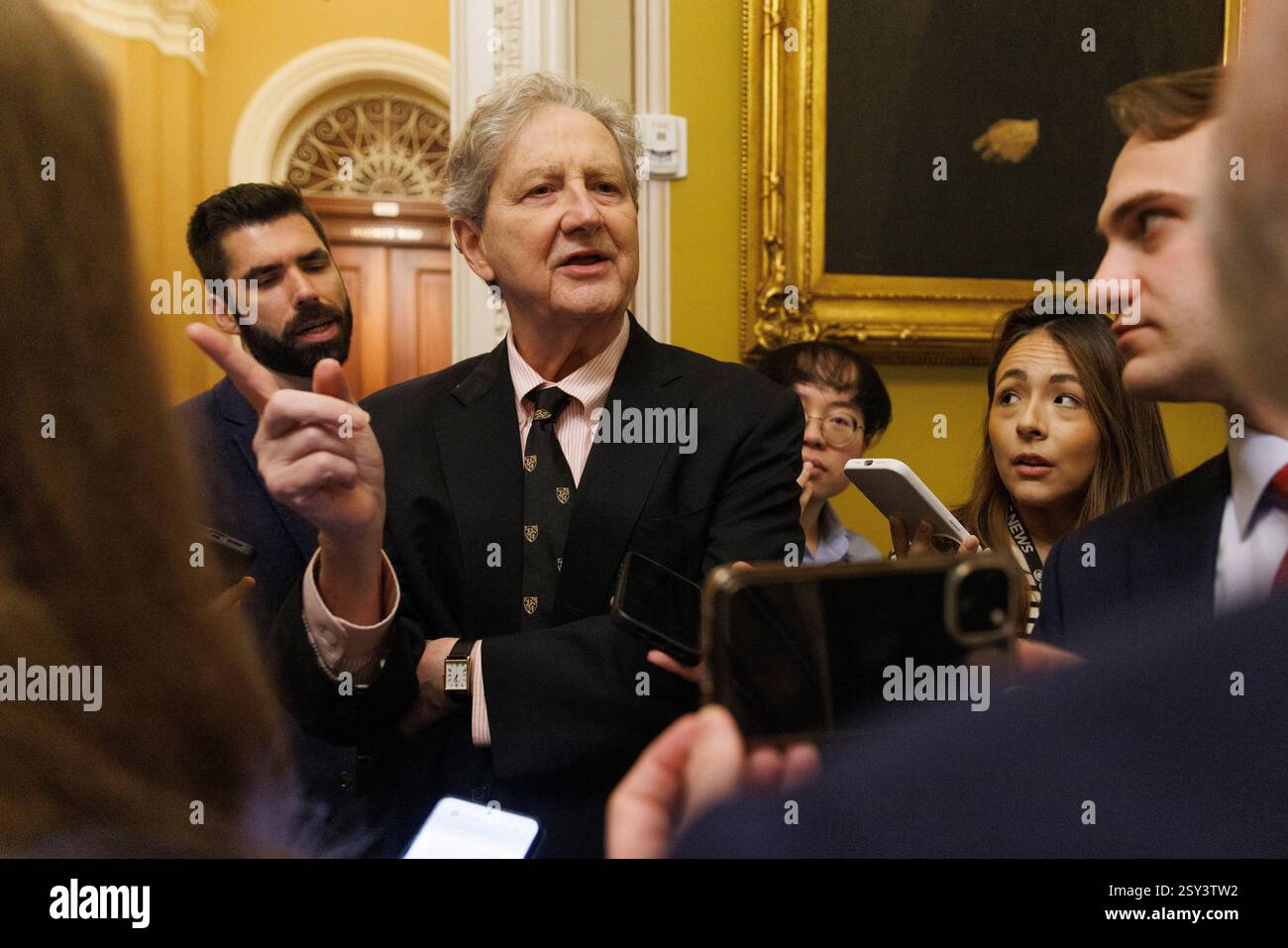United States Senator John Kennedy (Republican of Louisiana) speaks ...