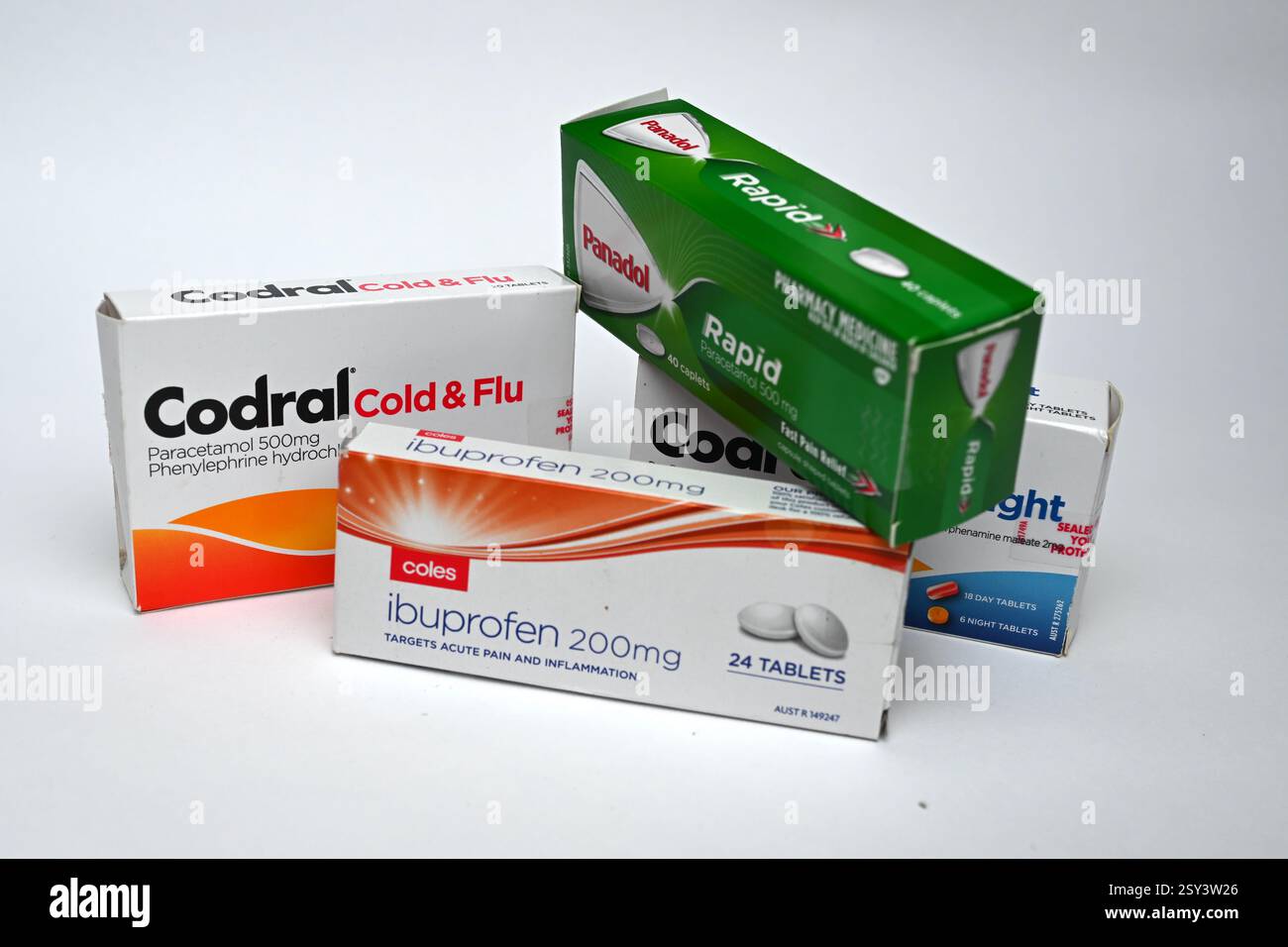 Canberra, Australia. 27th Feb, 2025. A photo illustration of a packs of ...