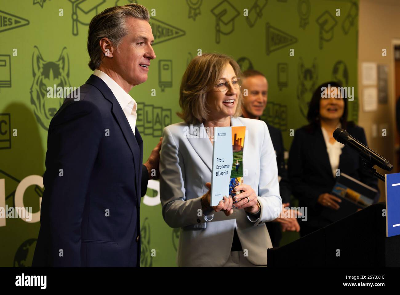 California Governor Gavin Newsom announces the California Jobs First ...