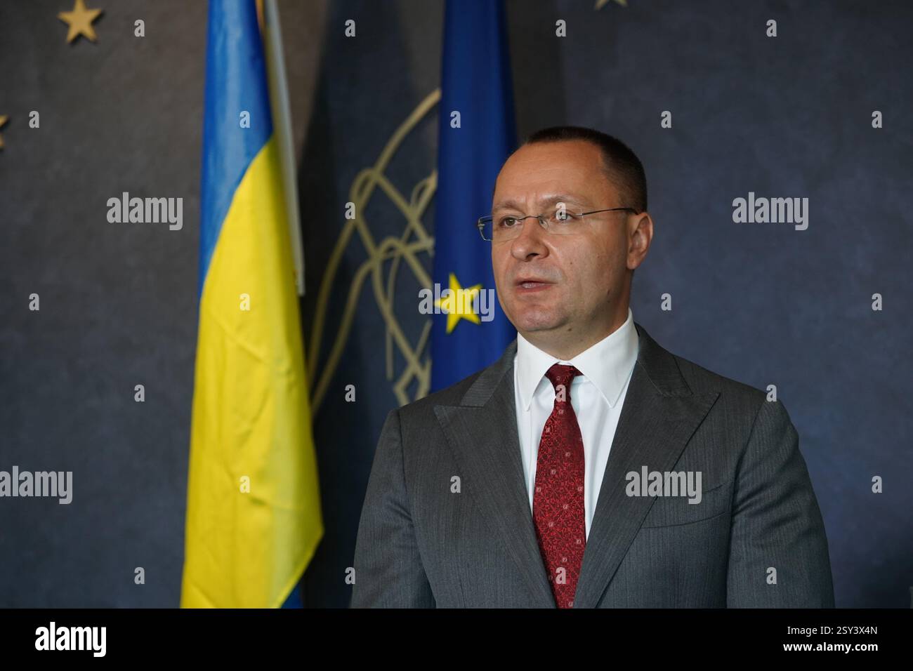 Ukrainian ambassador to Australia Vasyl Myroshnychenko as European ...