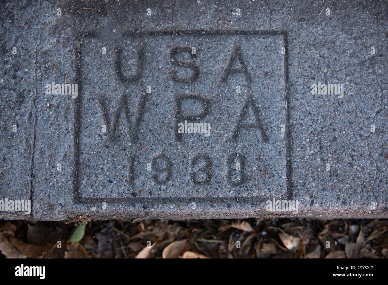 Jerome, Arizona, USA - January 1, 2022: A WPA, Works Progress ...