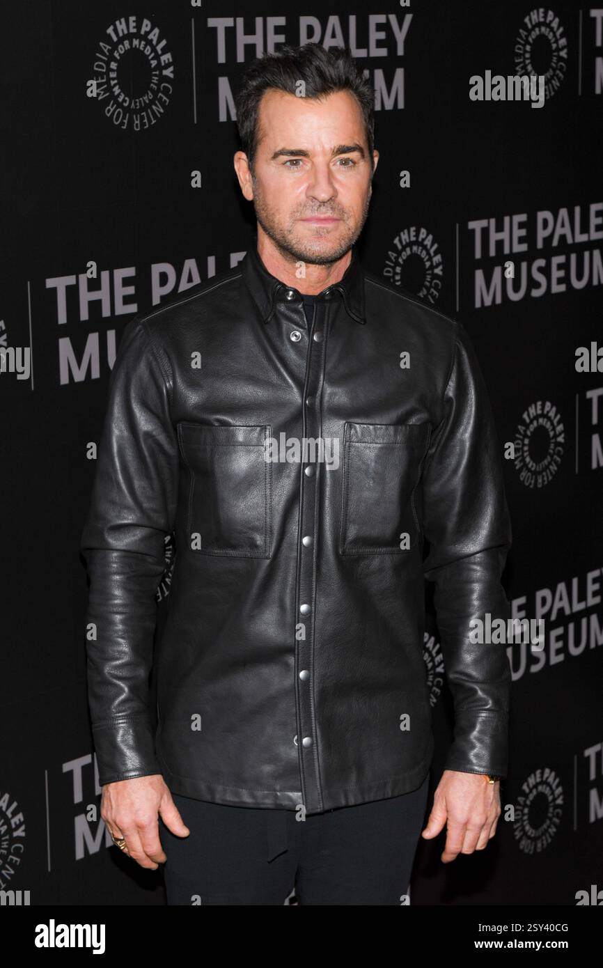 New York, USA. 26th Feb, 2025. Justin Theroux attends PaleyLive: Kate ...