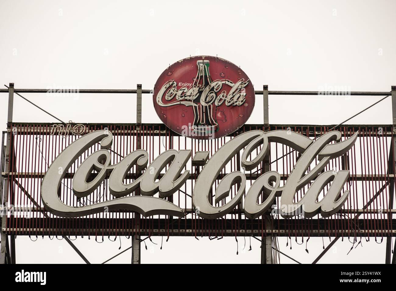 Denmark. 21st Feb, 2025. In this photo illustration, a logo of the ...