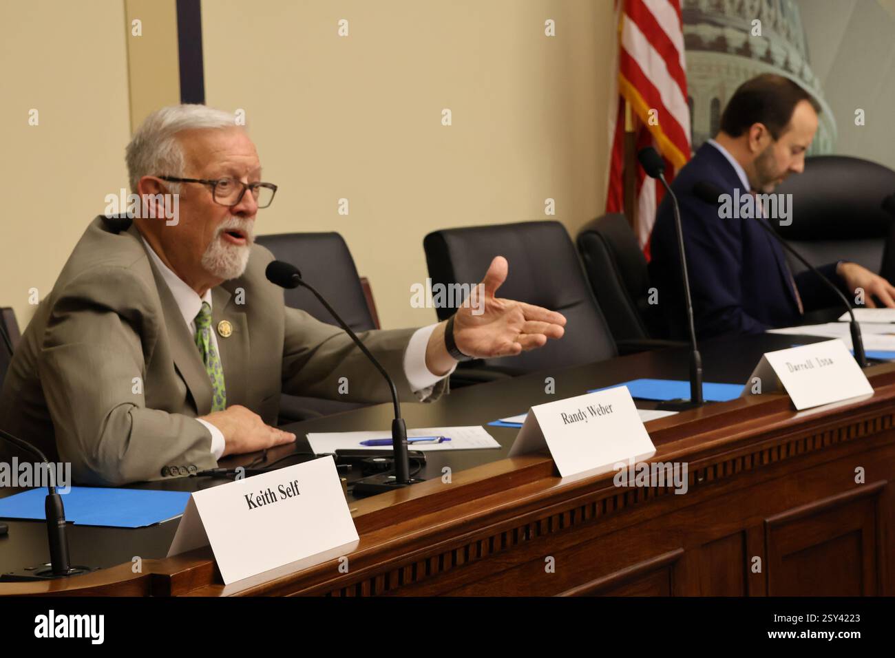 Randy Weber (R-TX) speaks during the Iran Human Rights and Democracy ...