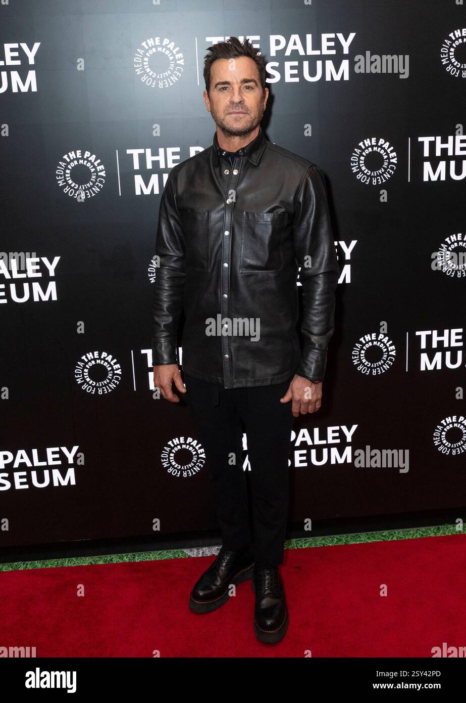 New York, USA. 26th Feb, 2025. Justin Theroux attends Netflix's Running ...