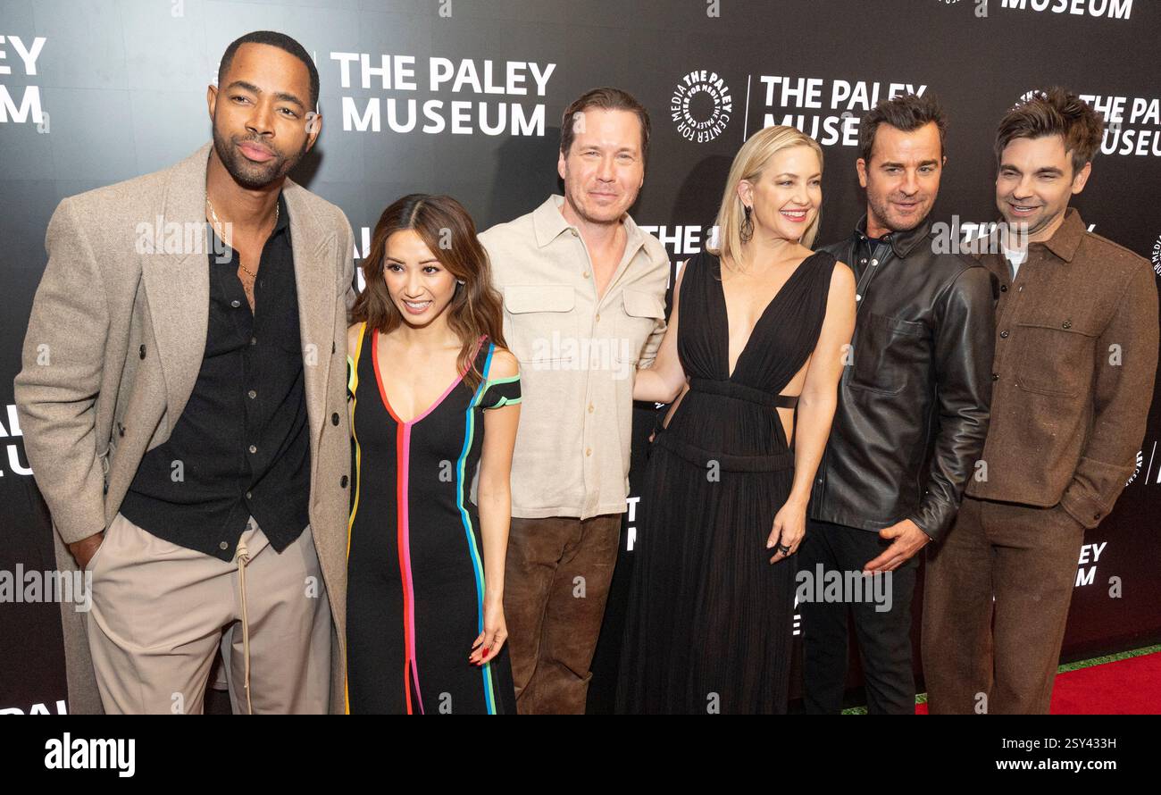 New York, USA. 26th Feb, 2025. Jay Ellis, Brenda Song, Scott MacArthur ...