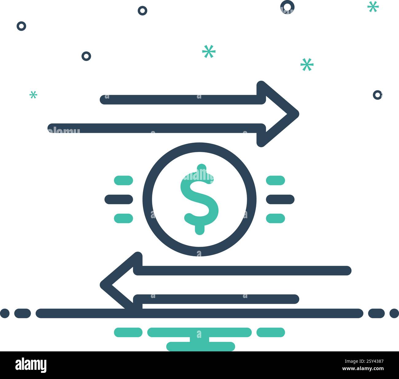 Foreign exchange swap Stock Vector Images - Alamy