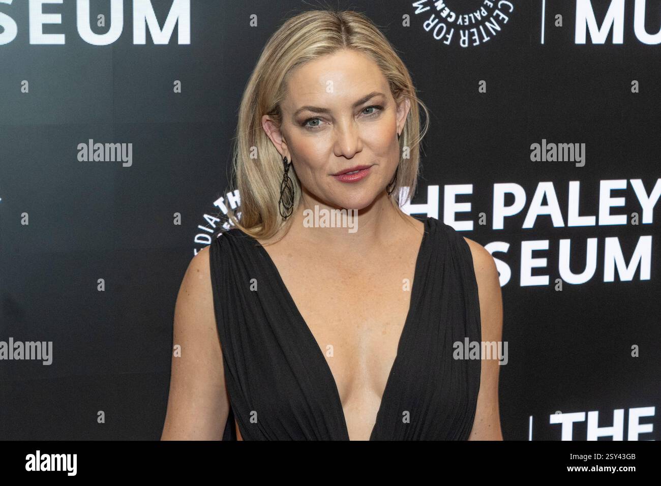 New York, NY, February 26, 2025: Kate Hudson wearing dress by Proenza ...