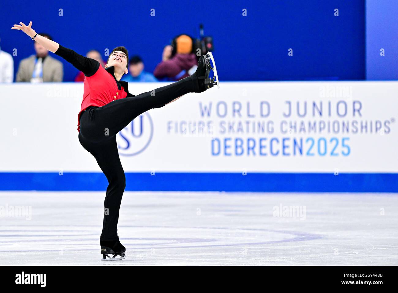 Jacob SANCHEZ (USA), during Junior Men Short Program, at the ISU World ...