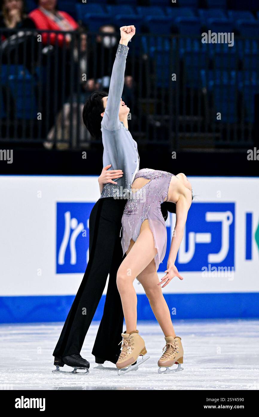 Shanjie YIN & Shirui YANG (CHN), during Junior Ice Dance Rhythm Dance ...