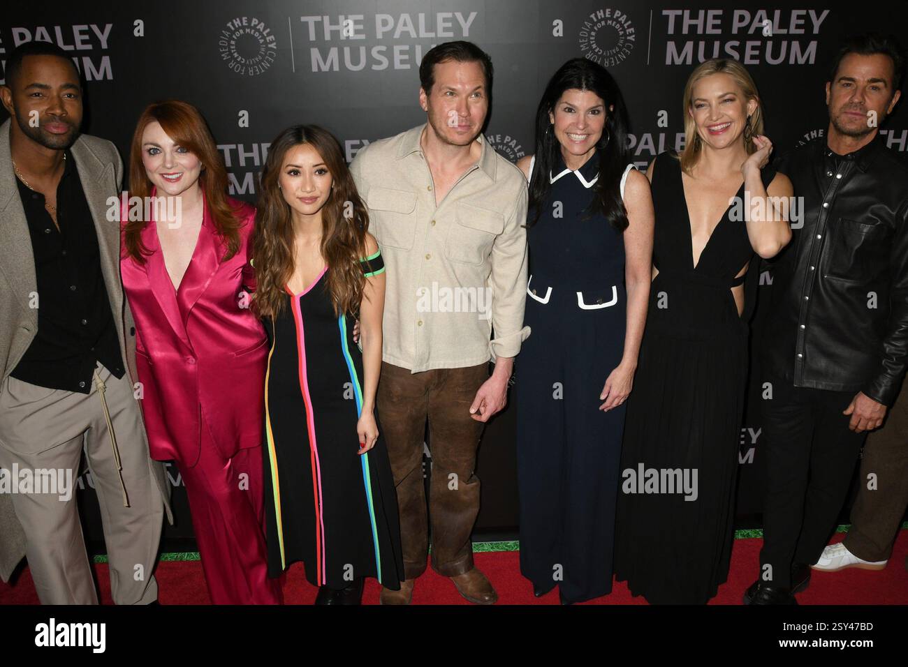 Ny. 26th Feb, 2025. Jay Ellis, Samantha Barry, Brenda Song, Scott ...