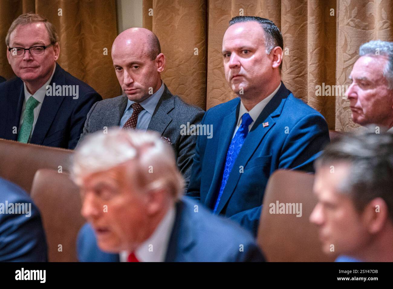From left to right: Kevin A. Hassett, Director, National Economic ...