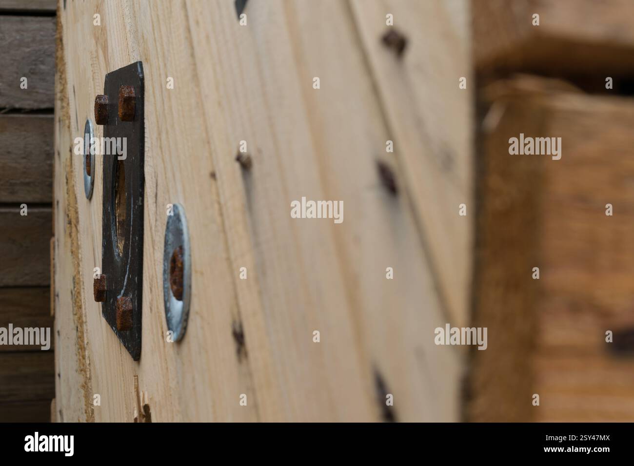 Big wooden cable wheel roll for electric wire or cable in industrial ...