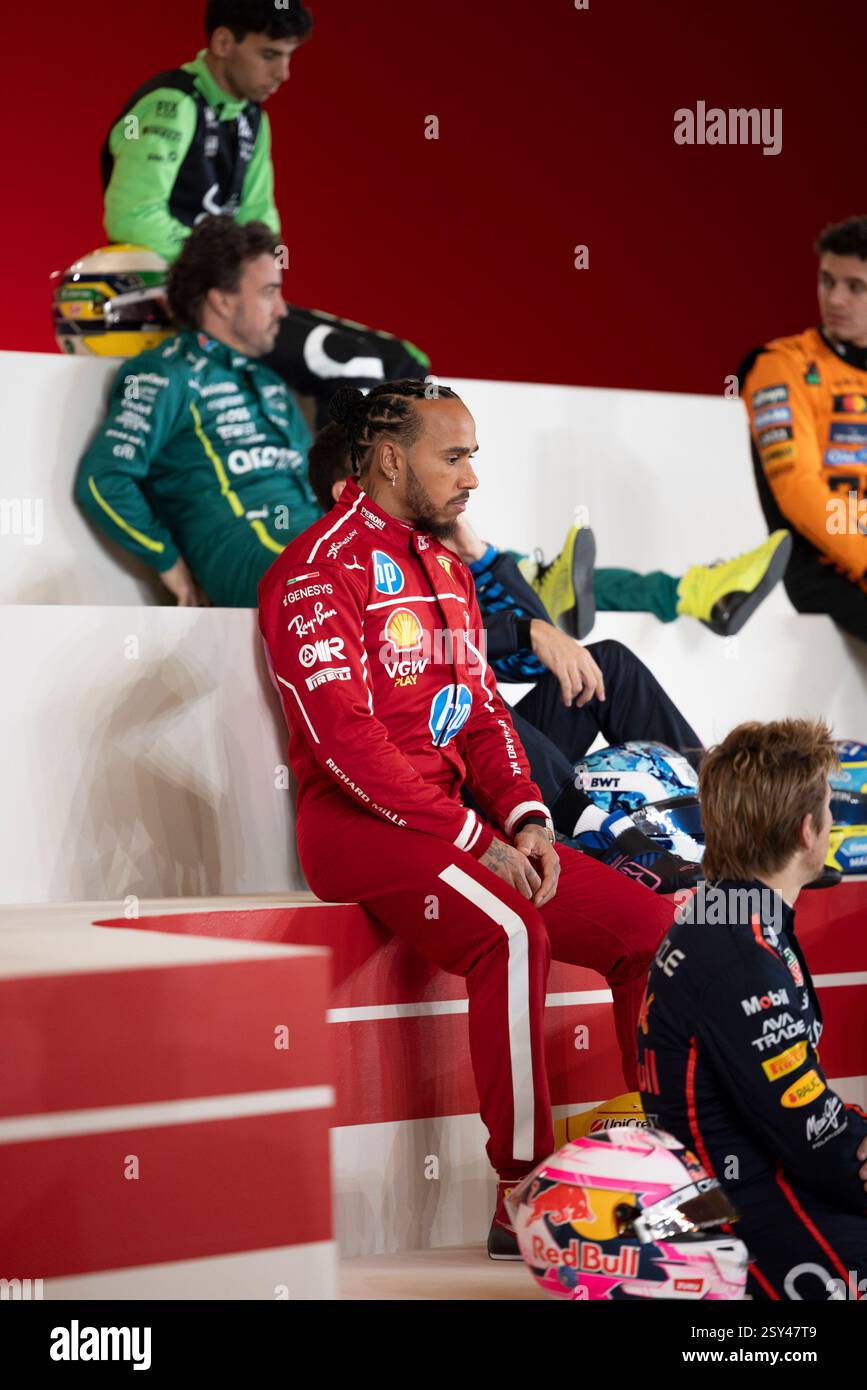 HAMILTON Lewis (gbr), Scuderia Ferrari SF-25, portrait during the ...