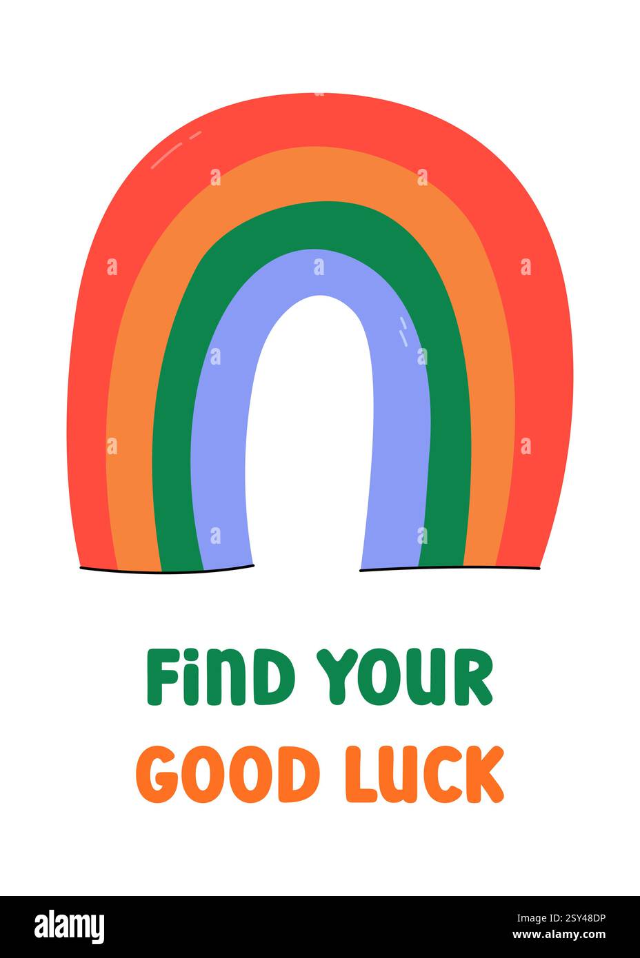 Find your good luck. St Patricks Day greeting card, vector illustration ...