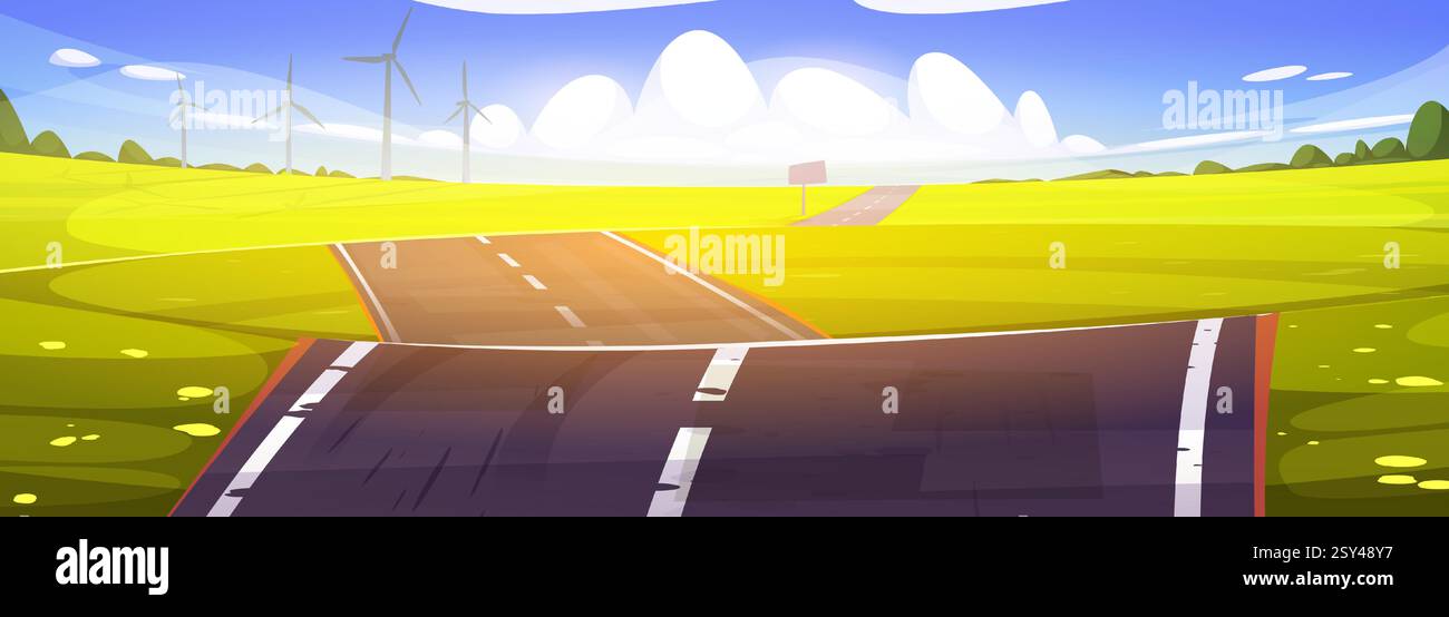 Wind your way through green Stock Vector Images - Alamy