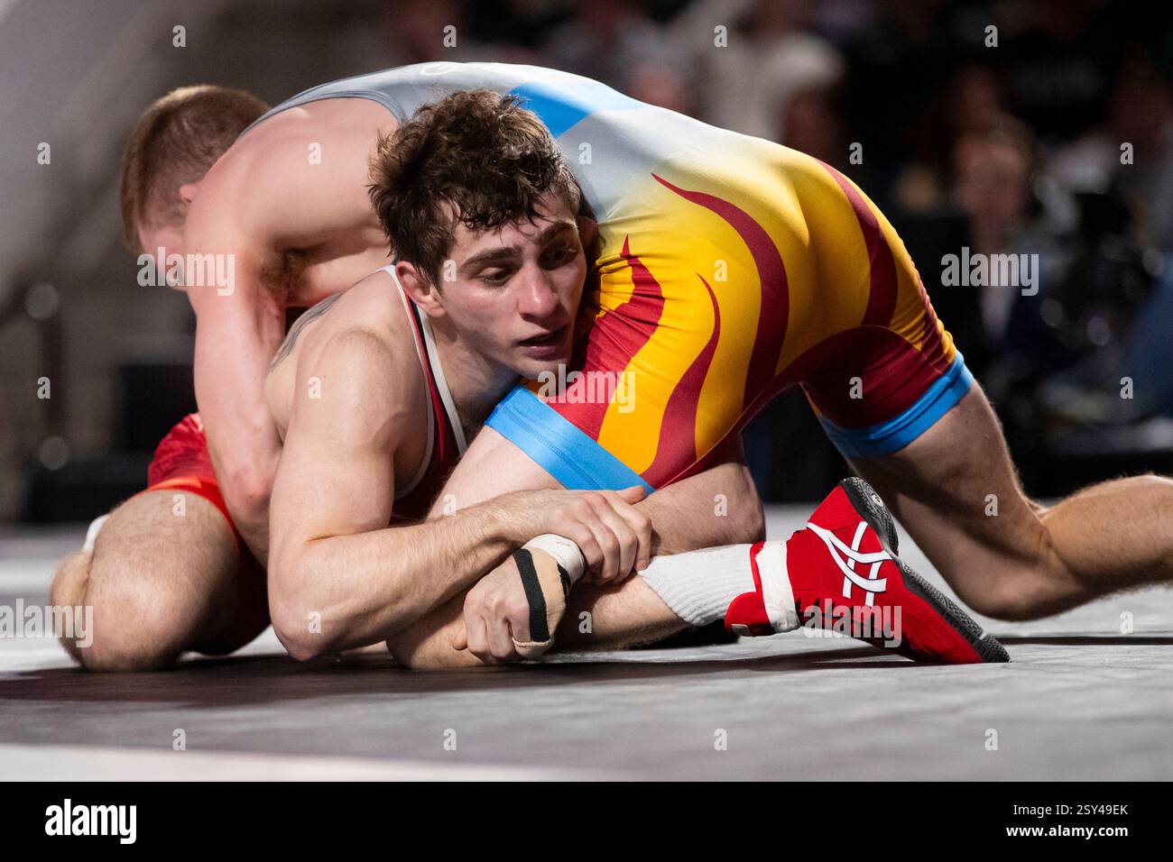 Austin DeSanto wrestles Seth Gross during the FloWrestling Night in ...