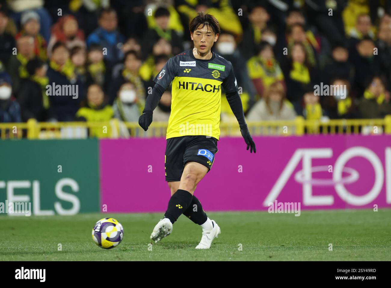Chiba, Japan. 26th Feb, 2025. Wataru Harada (Reysol) Football/Soccer : 2025 J1 League match ...