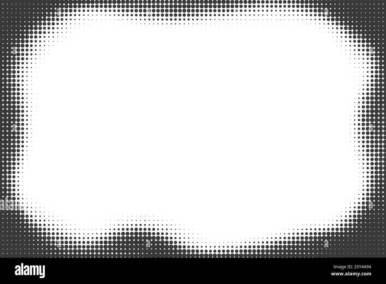 Halftone Pattern Dotted Background Abstract Vector Gradient Border For