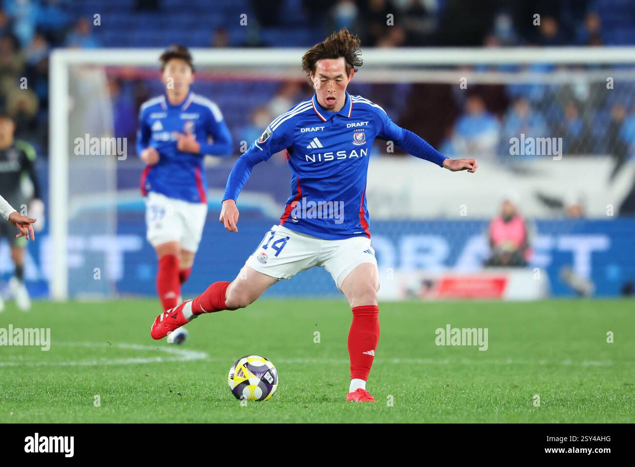 Kanagawa, Japan. 26th Feb, 2025. Asahi Uenaka (F.Marinos) Football ...