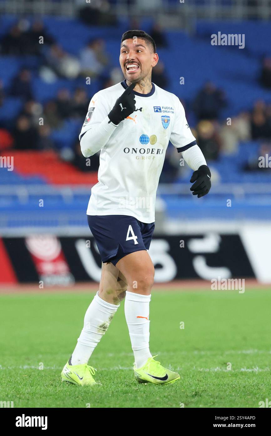 Kanagawa, Japan. 26th Feb, 2025. Yuri Lara (Yokohama FC) Football ...