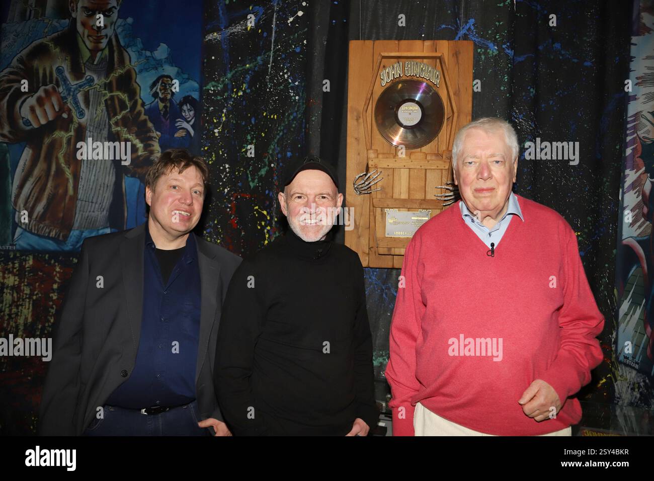 Ausstellungseröffnung John Sinclair v.l. Dr. Stefan Höppner ...