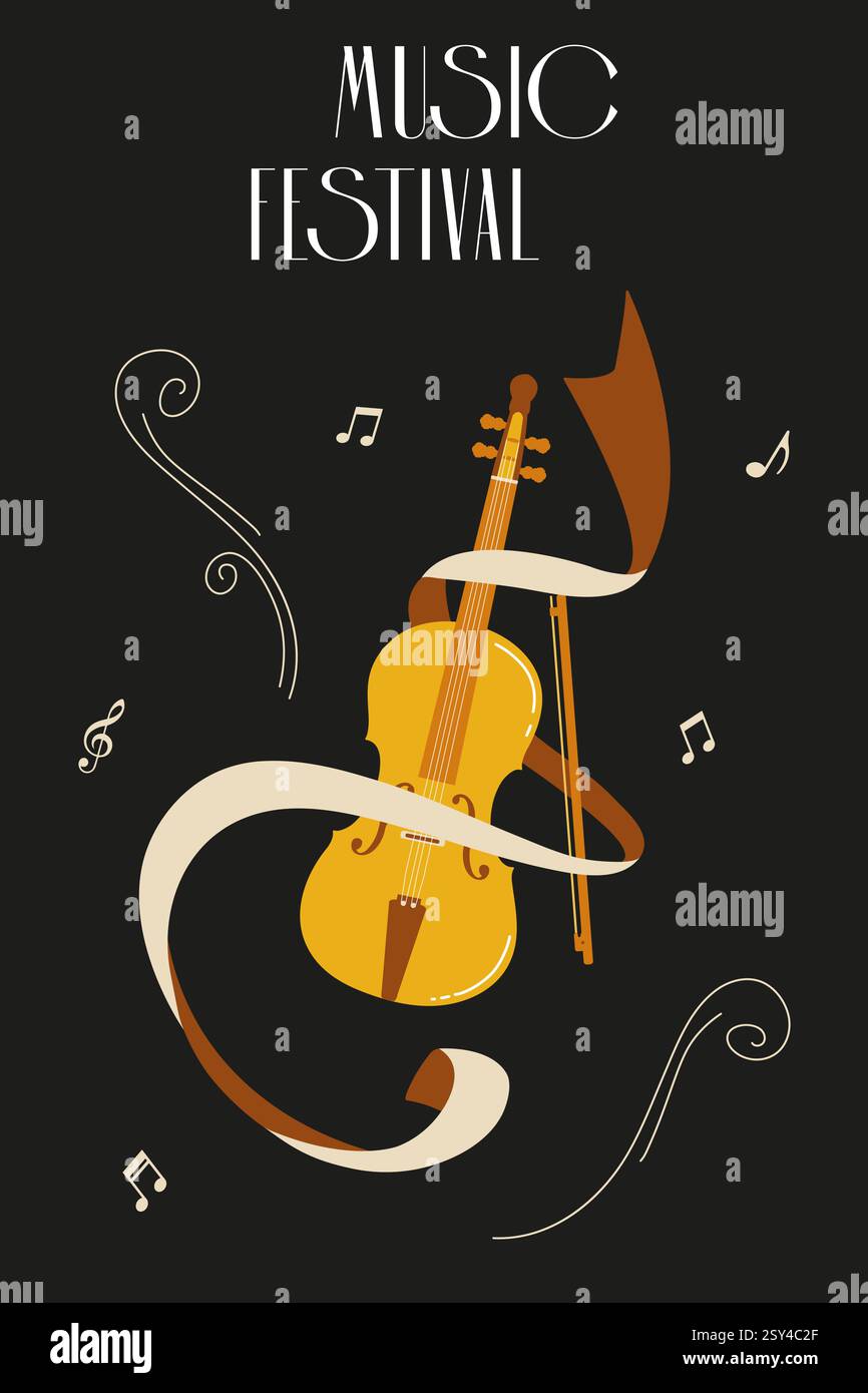 Violin musical notes on hi-res stock photography and images - Alamy