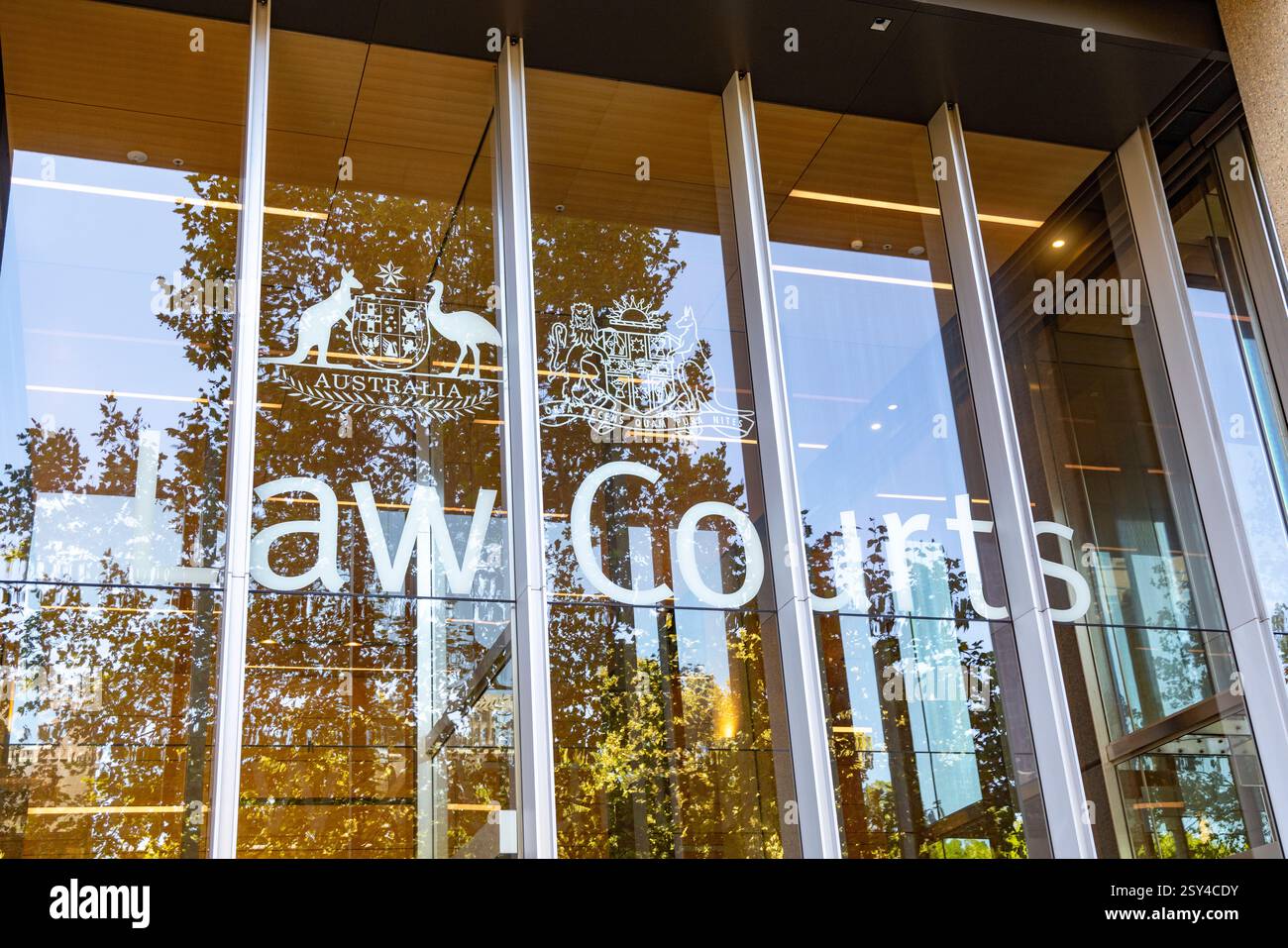 Law Courts Sydney, Supreme law courts building in Queens Square, Macquarie street, Sydney, NSW ...