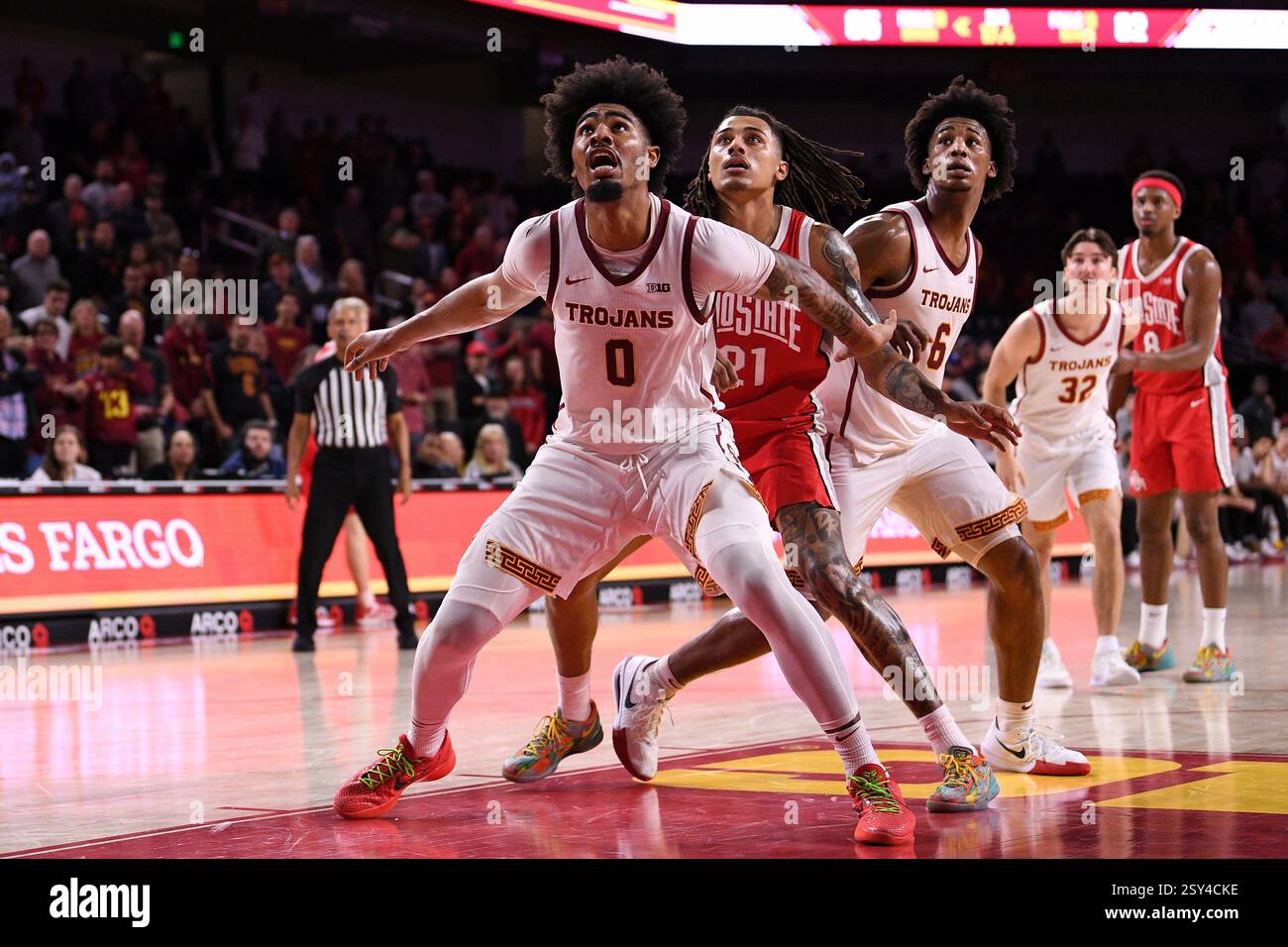 LOS ANGELES, CA - FEBRUARY 26: USC Trojans forward Saint Thomas (0 ...