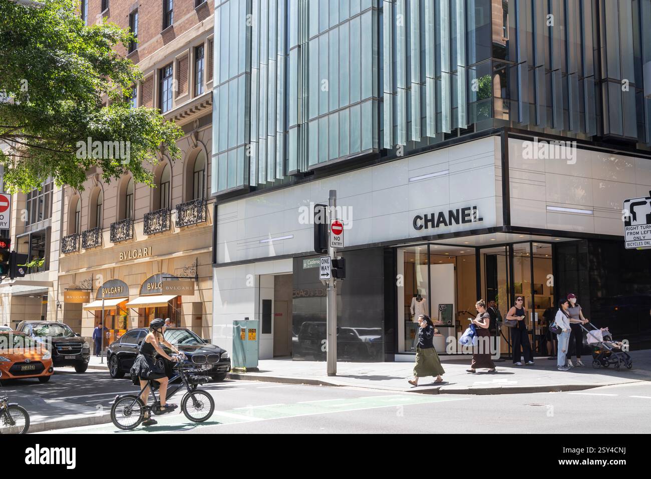 Chanel store, French luxury fashion house shop in Sydney city centre ...