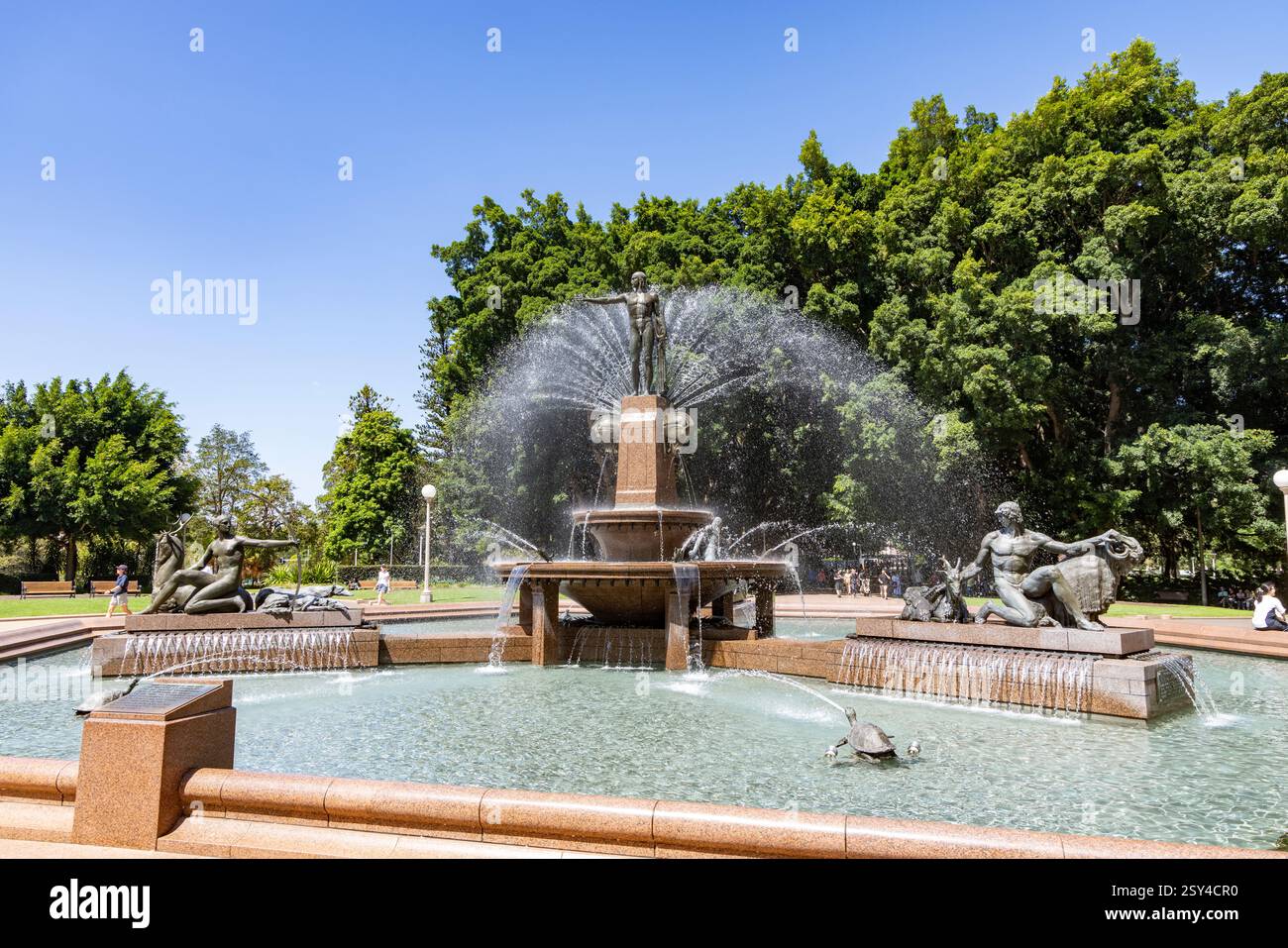 The Archibald Fountain, the J. F. Archibald Memorial Fountain, is ...