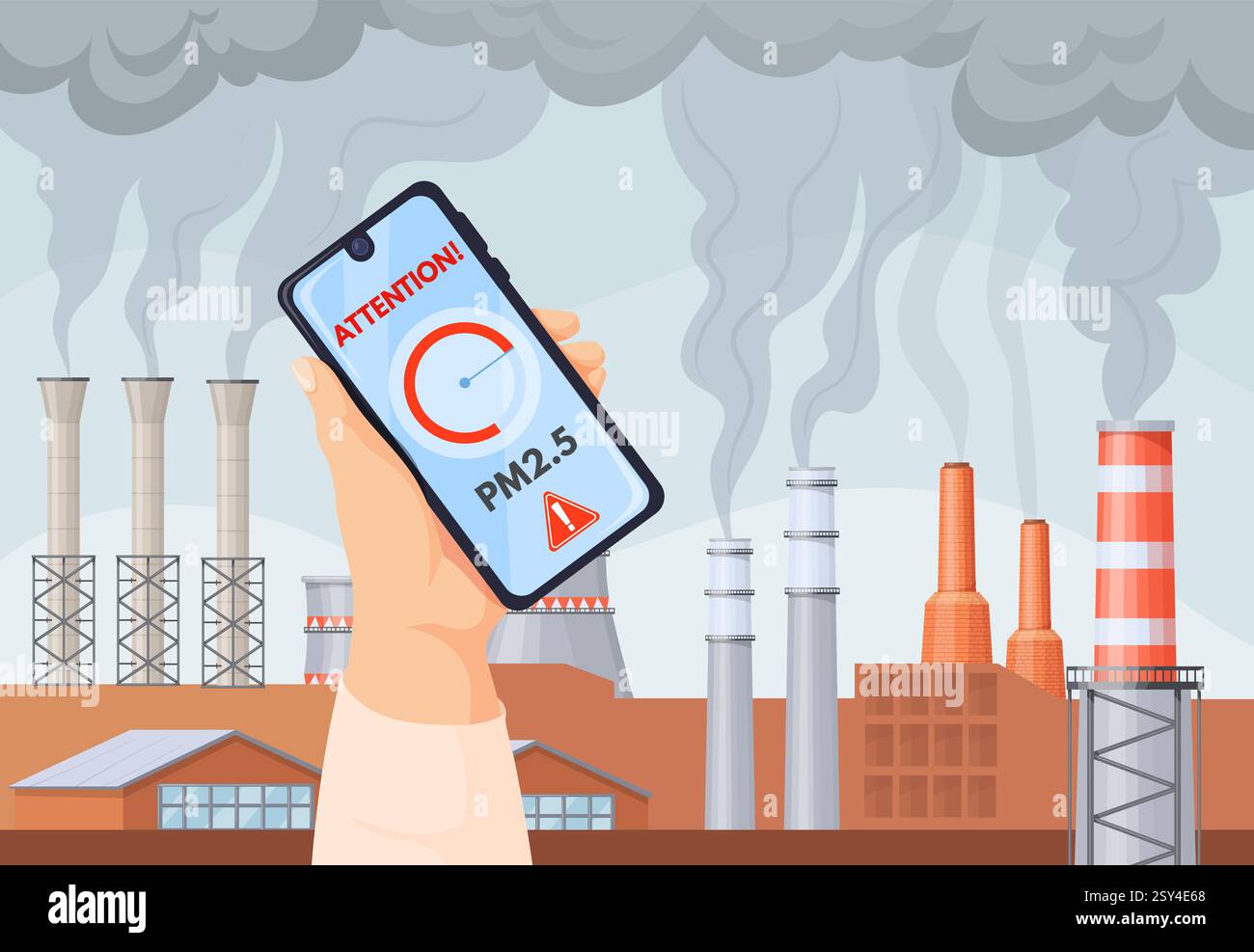 Measurement air pollution Stock Vector Images - Alamy