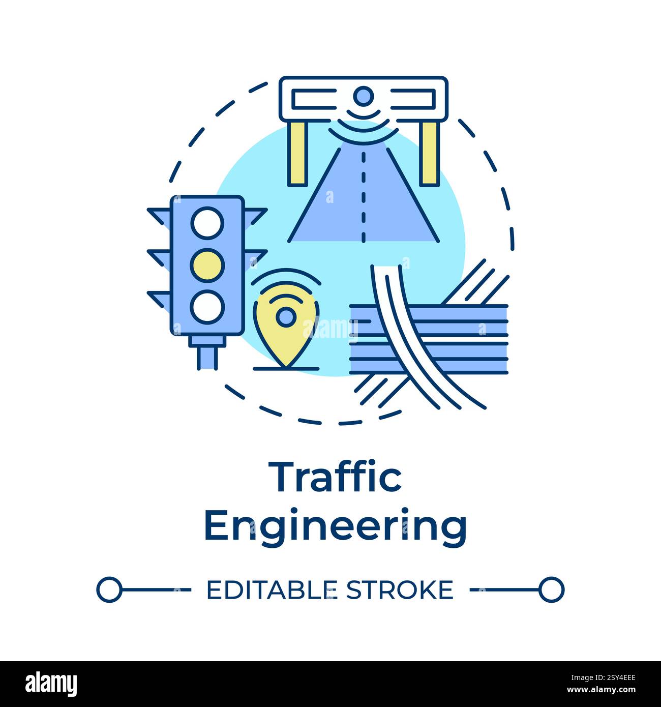Traffic implementation Stock Vector Images - Alamy