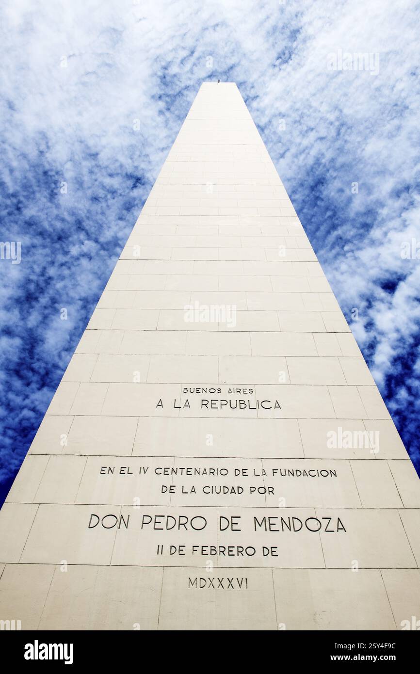 Obelisk, architect Alberto Prebisch, Avenida 9 de Julio, Plaza de la ...