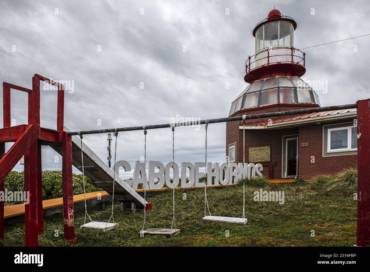 Cape Horn Lighthouse, Cabo de Hornos National Park, southernmost point ...