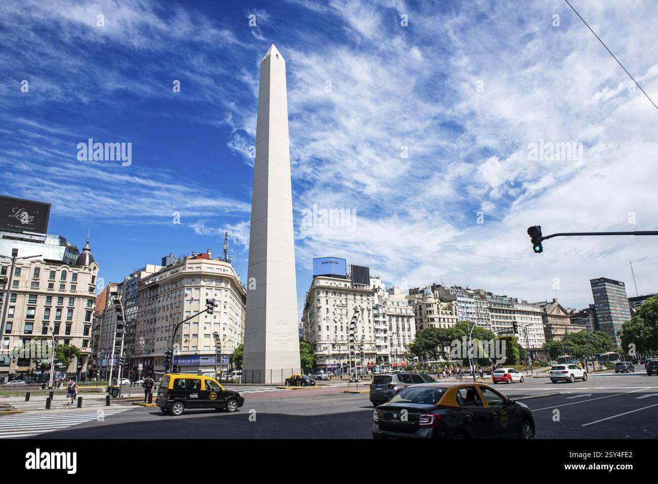 Obelisk, architect Alberto Prebisch, Avenida 9 de Julio, Plaza de la ...