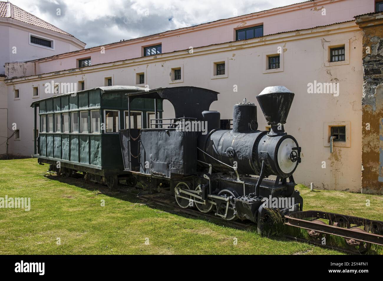 Locomotive of the prison train, Presidio Museum, Ushuaia, Argentina ...