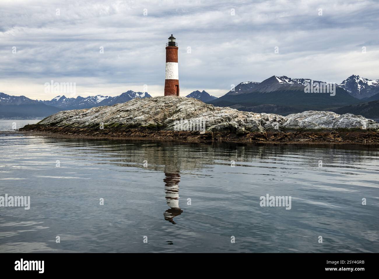 Les Eclaireurs lighthouse, Beagle Channel, Ushuaia, Argentina, South ...