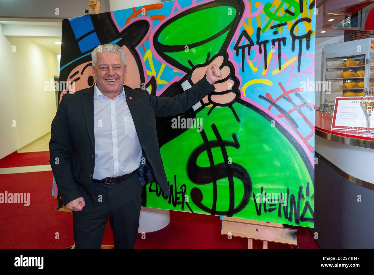 Vienna, Austria. 26th Feb, 2025. Alec Monopoly DJ Session and VIP ...