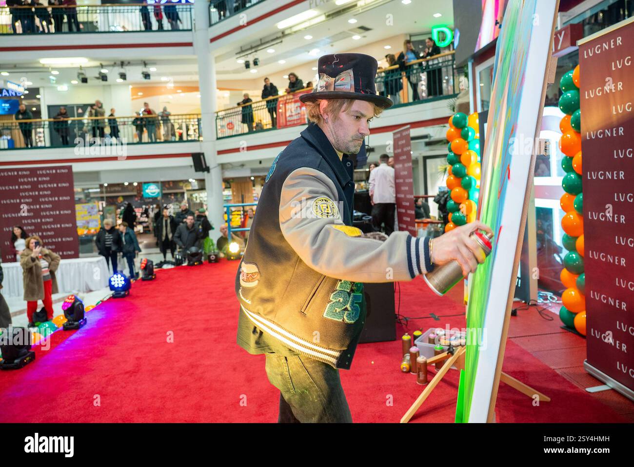 Vienna, Austria. 26th Feb, 2025. Alec Monopoly DJ Session and VIP ...