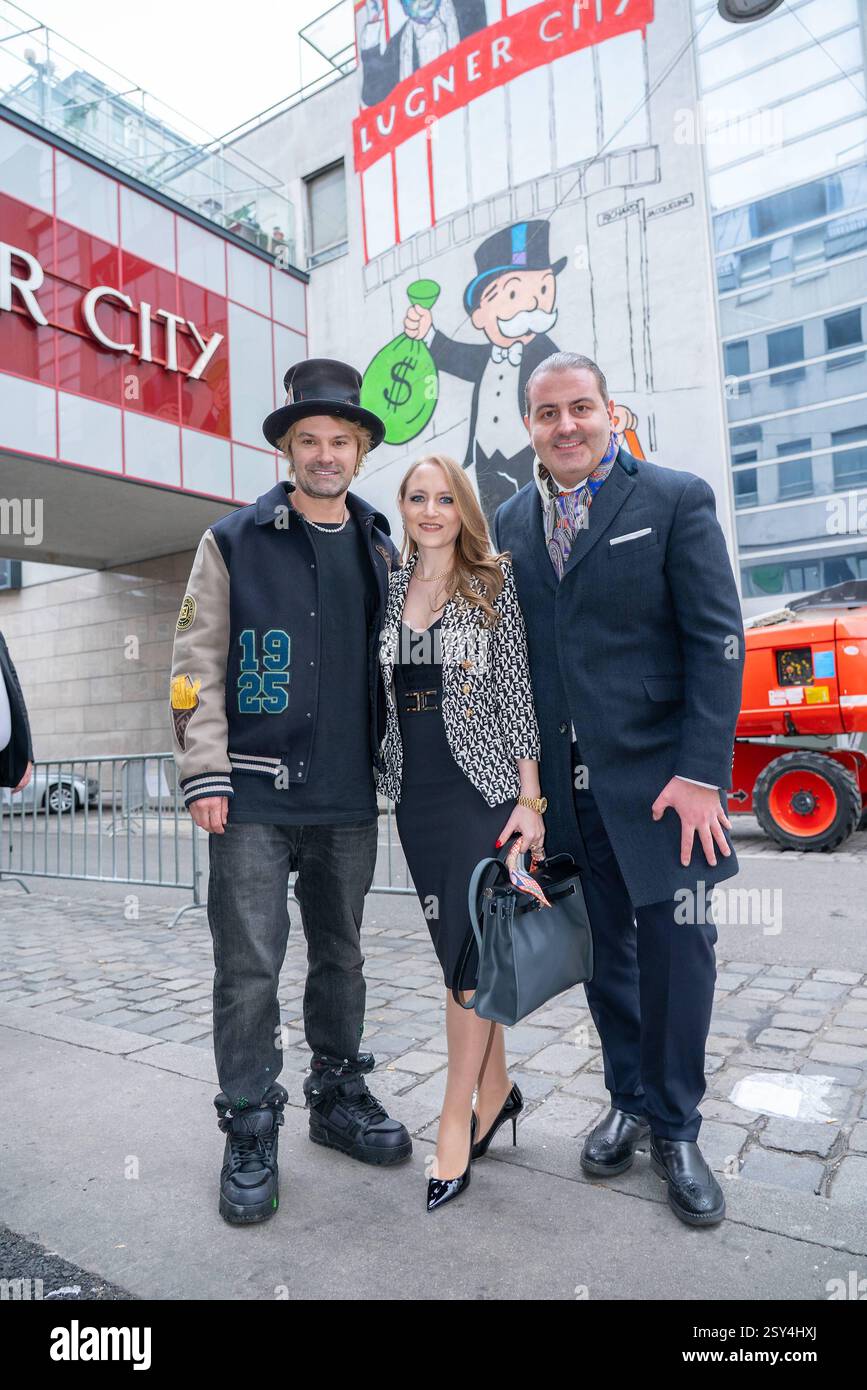 Vienna, Austria. 26th Feb, 2025. Opera Ball star guest Alex Monopoly ...