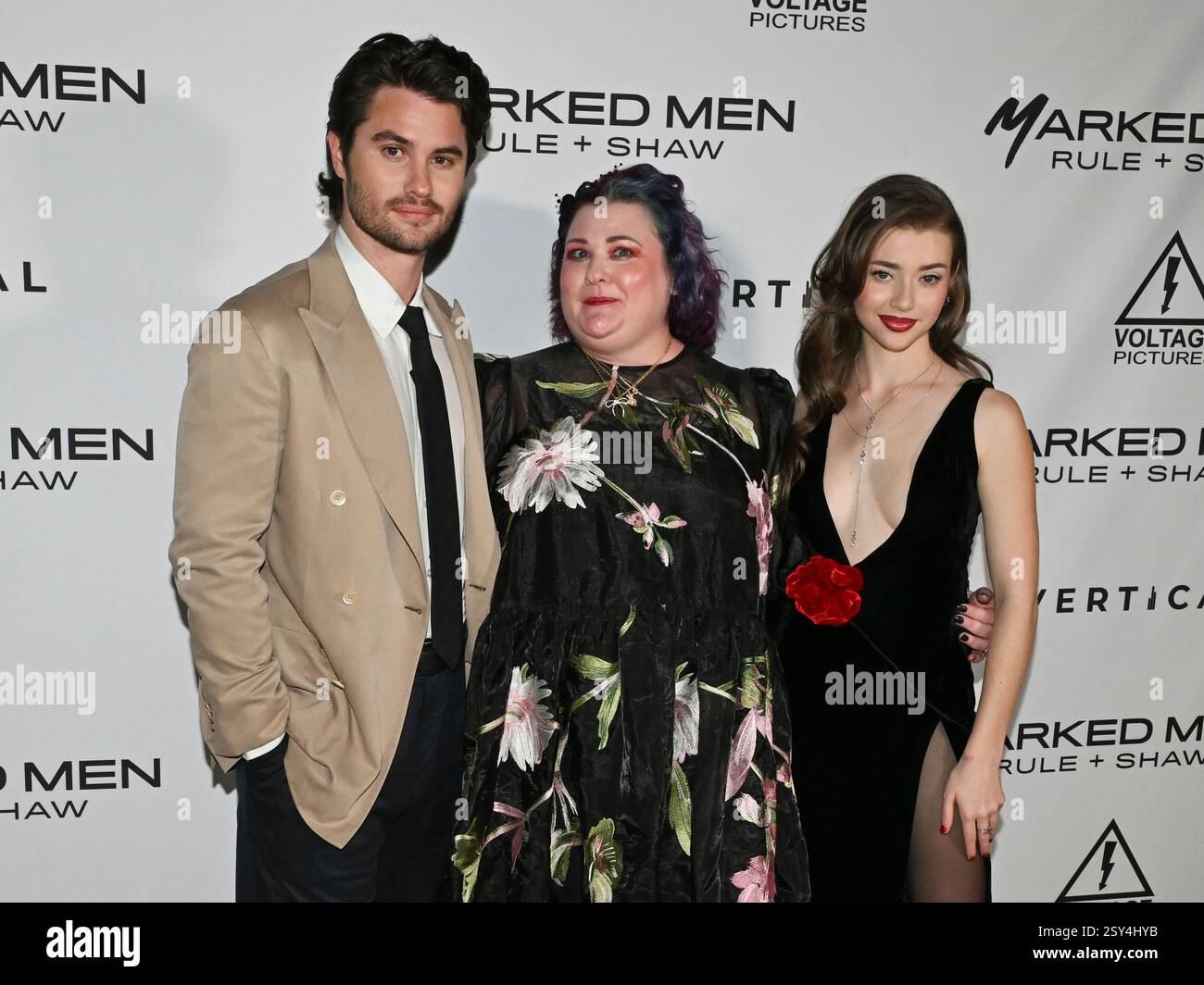 Beverly Hills, California, USA. 26th Feb, 2025. Chase Stokes, Jay ...