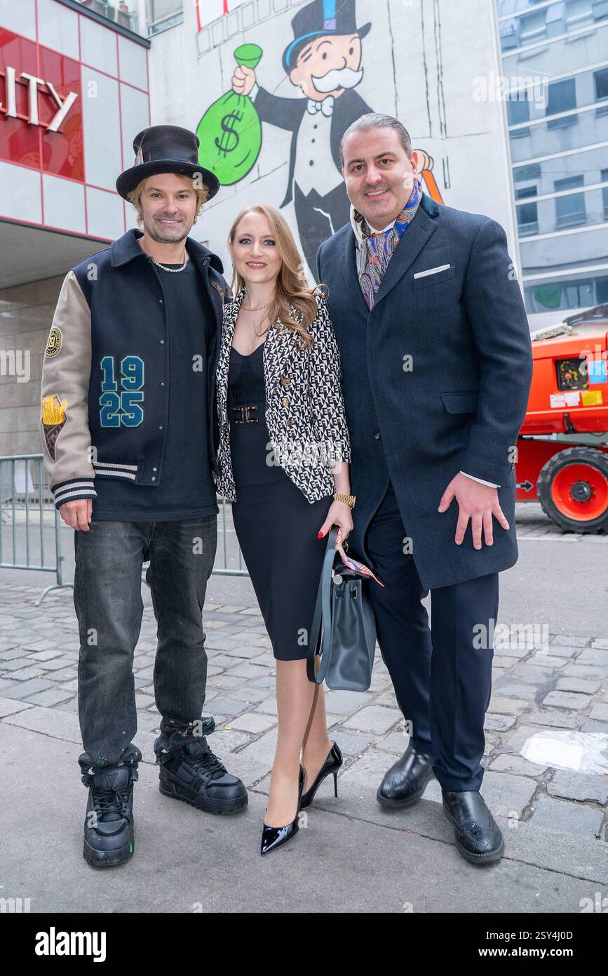 Vienna, Austria. 26th Feb, 2025. Opera Ball star guest Alex Monopoly ...