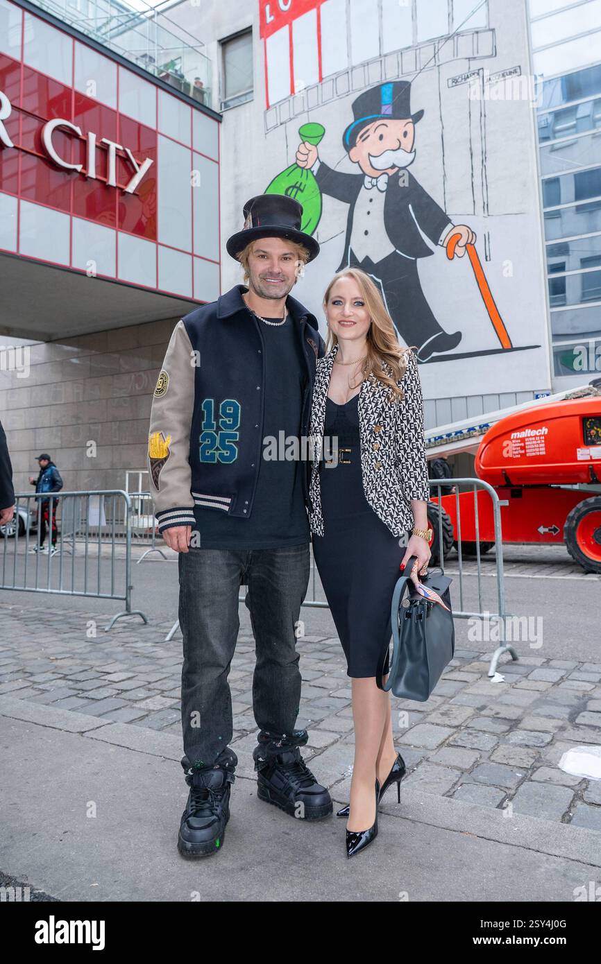 Vienna, Austria. 26th Feb, 2025. Opera Ball star guest Alex Monopoly ...