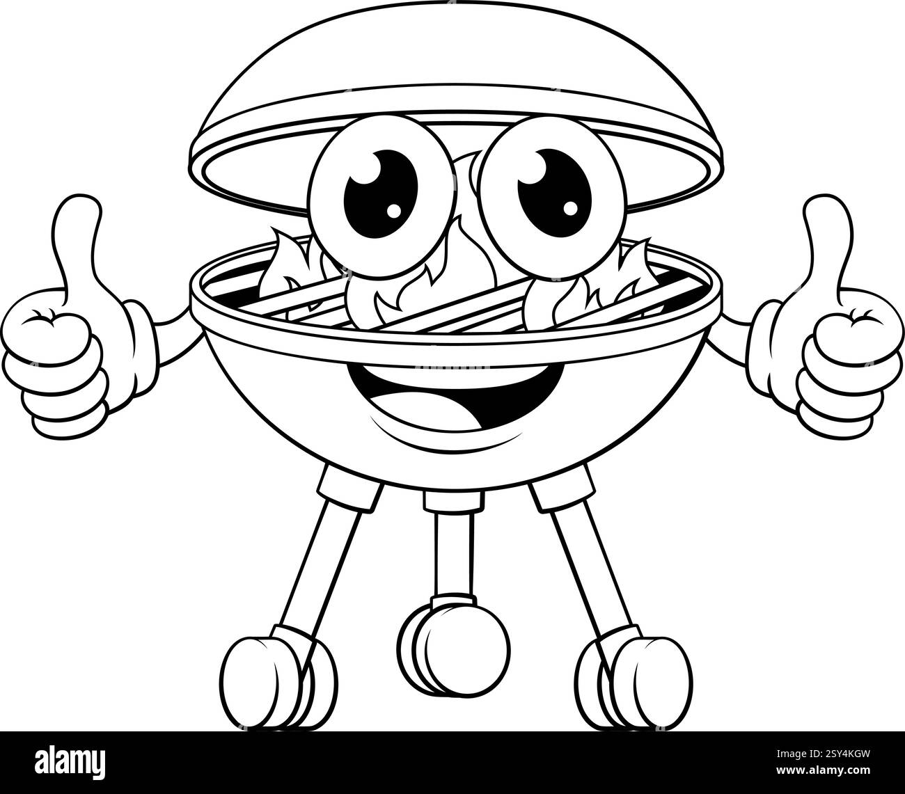 Round mascot Black and White Stock Photos & Images - Alamy