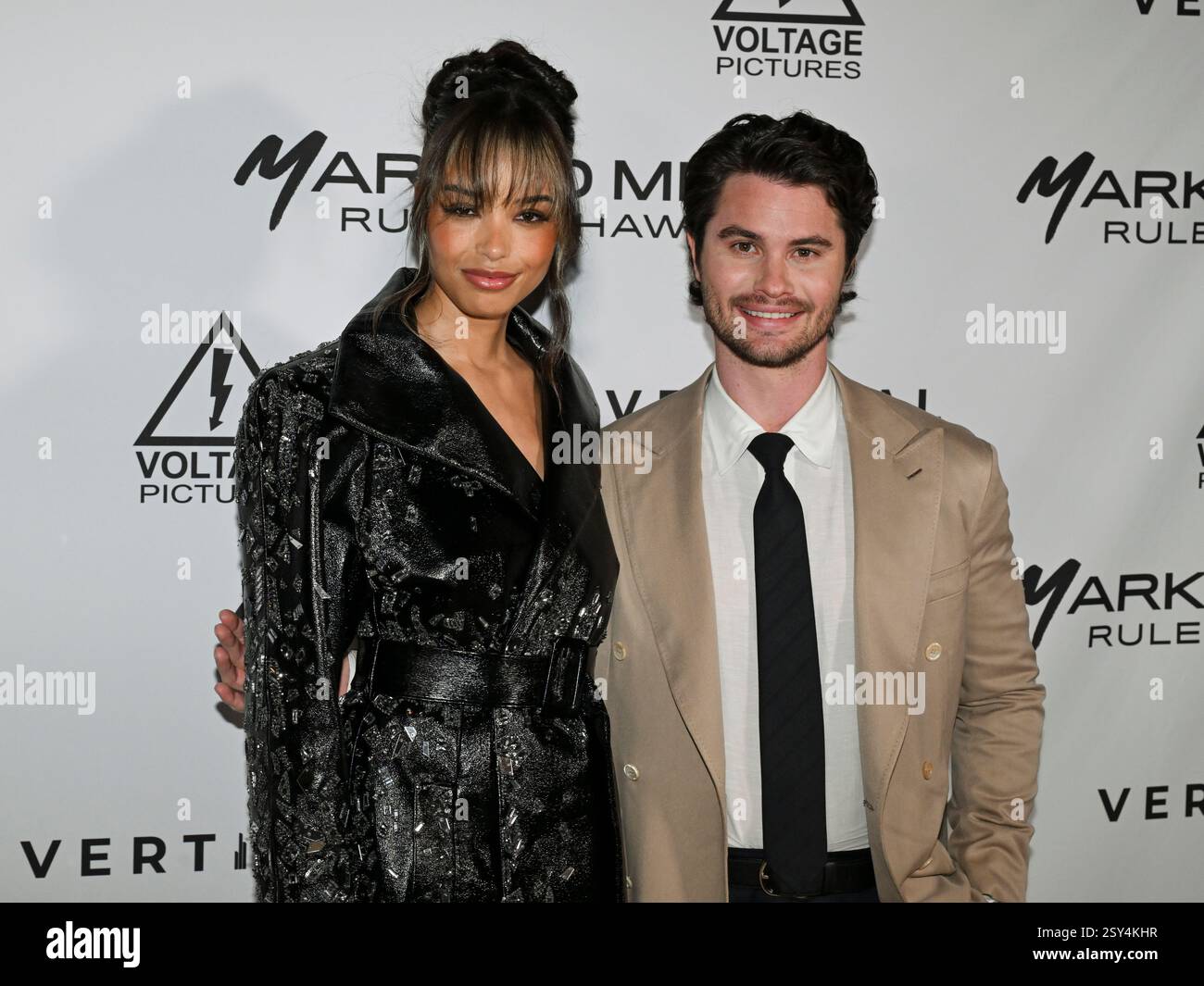 Beverly Hills, California, USA. 26th Feb, 2025. Ella Balinska and Chase ...