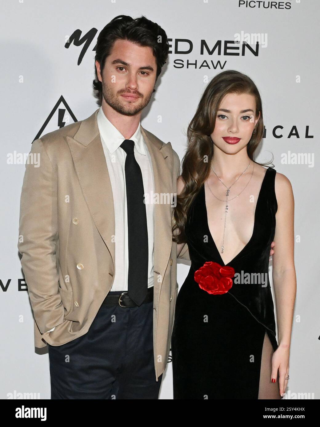 Beverly Hills, California, USA. 26th Feb, 2025. Chase Stokes and Sydney ...