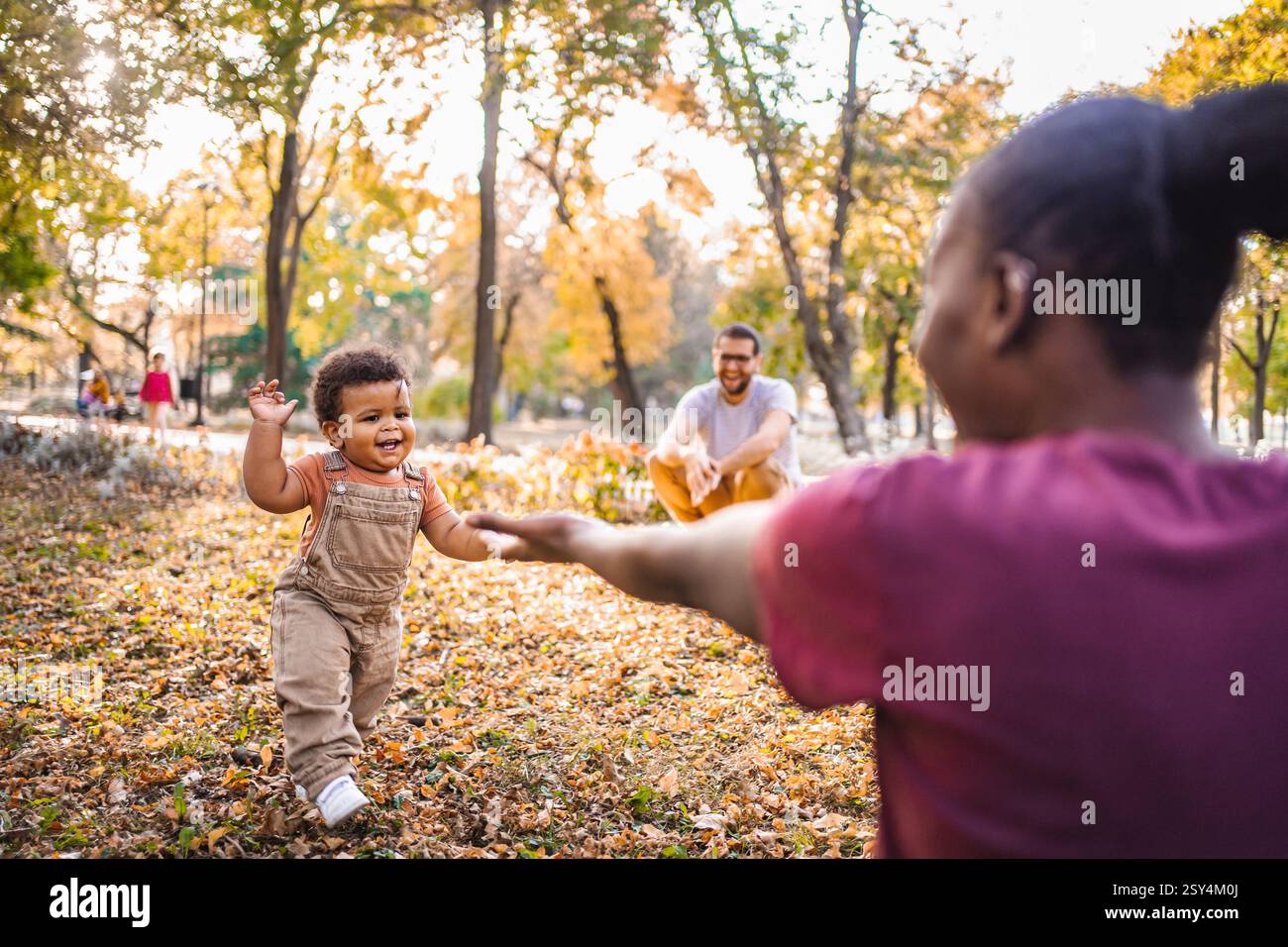Man chasing child hi-res stock photography and images - Alamy