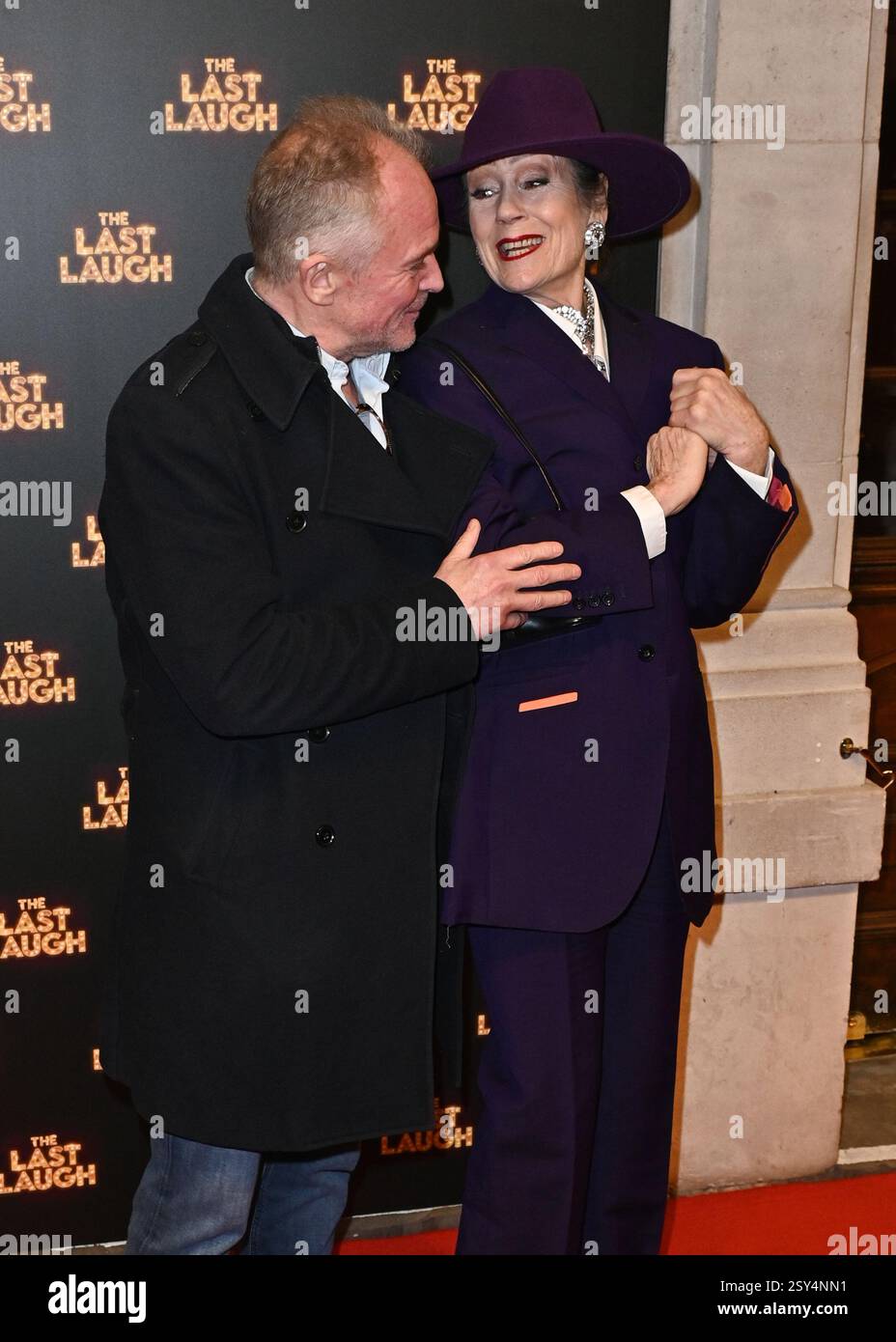 Bobby Davro and Lorraine Chase arrives at “The Last Laugh” Press Night ...