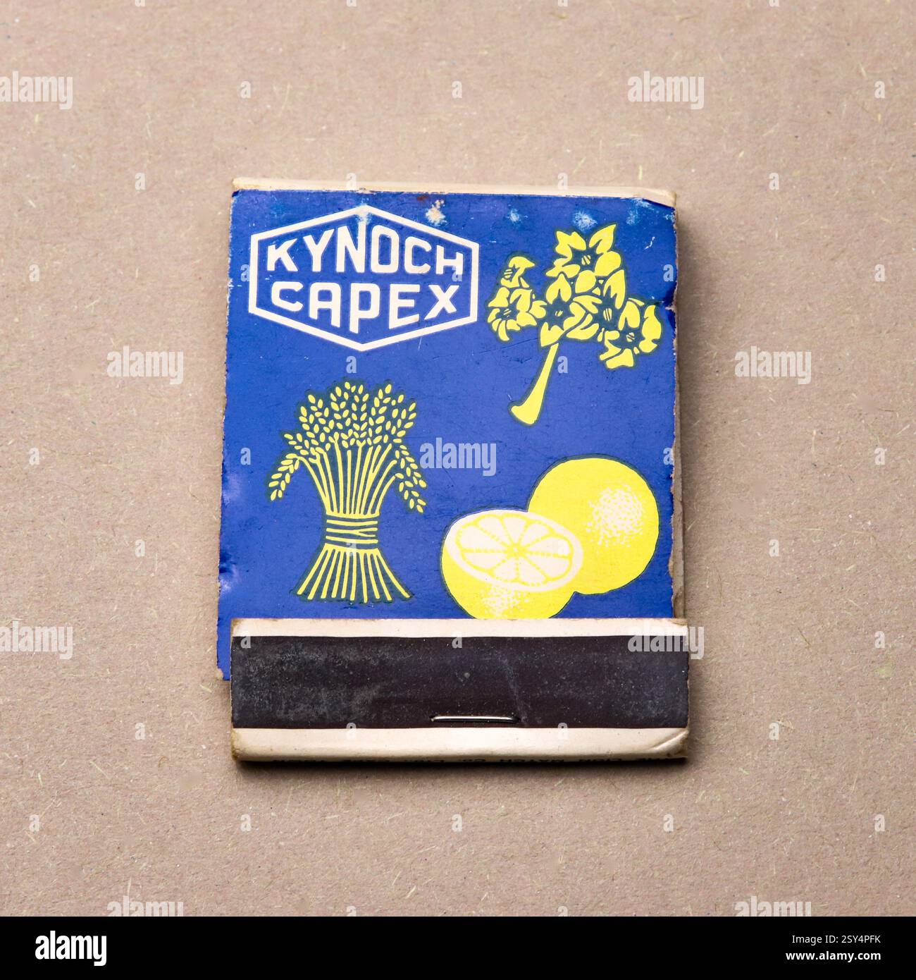 Kynoch Capex fertilizers 1960's matchbook Stock Photo - Alamy